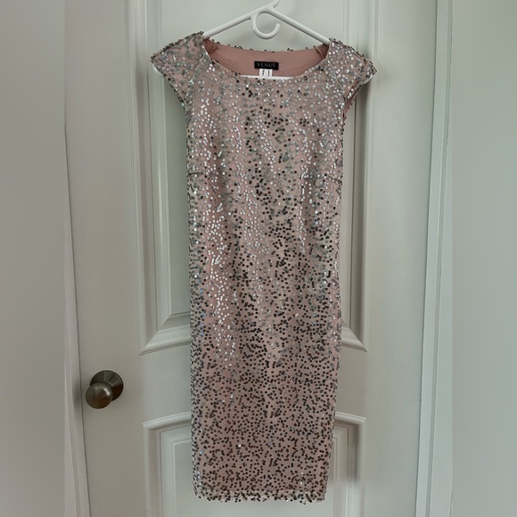 VENUS | Dresses | Light Pink Sequins Dress | Poshmark